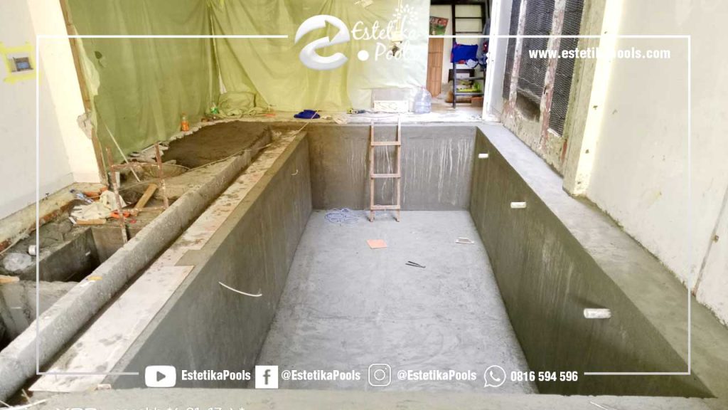 Portfolio Pembuatan Kolam Renang Di Delatinos BSD Tangerang - ESTETIKA POOLS